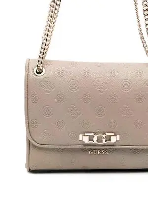 Guess Embossed Chain Shoulder Bag