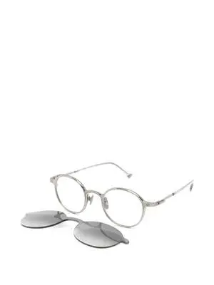 SNOB Tommi Round-frame Glasses - Grey