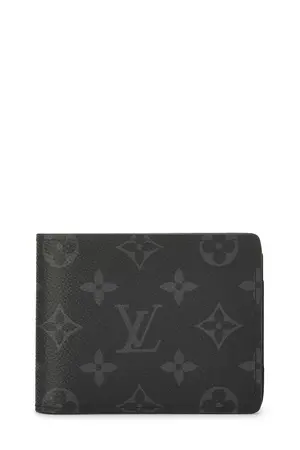 LOUIS VUITTON Monogram Eclipse Multiple Wallet - Black