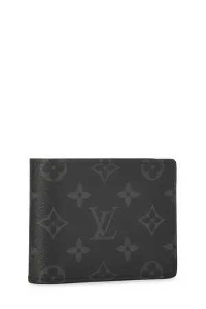 LOUIS VUITTON Monogram Eclipse Multiple Wallet - Black