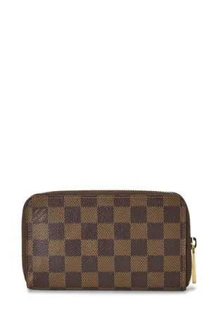 LOUIS VUITTON Damier Ebene Zippy Compact Wallet