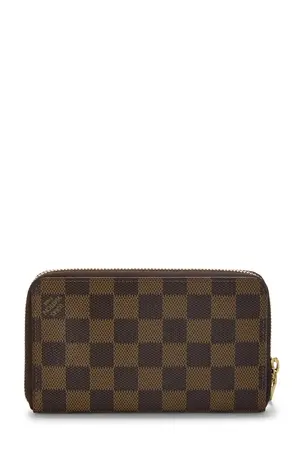 LOUIS VUITTON Damier Ebene Zippy Compact Wallet
