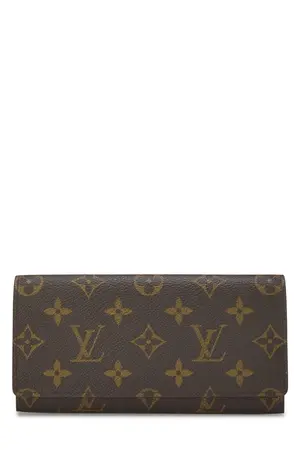 LOUIS VUITTON Monogram Canvas Porte Yen 3 Cartes Credit - Brown
