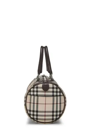 Burberry House Check Roll Handbag