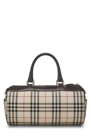 Burberry House Check Roll Handbag