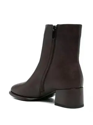 LINDA BAUMANN Leather Ankle Boots