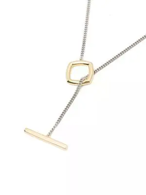 Tom Wood Frame Pendant Necklace - Silver