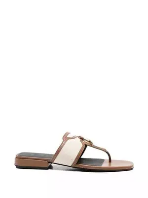 Furla Square-toe Thong Sandals