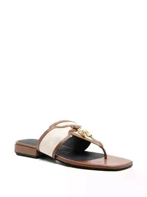 Furla Square-toe Thong Sandals