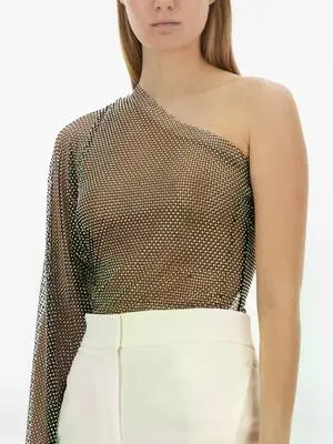 GENNY Studded One-shoulder Top