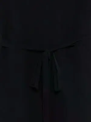 Aspesi Tie Detailed Silk Crepe Dress