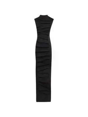 A.W.A.K.E. Mode Draped-details Maxi Dress