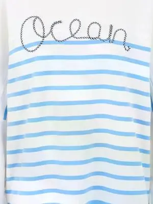 MARCCAIN Striped Cotton Sweatshirt