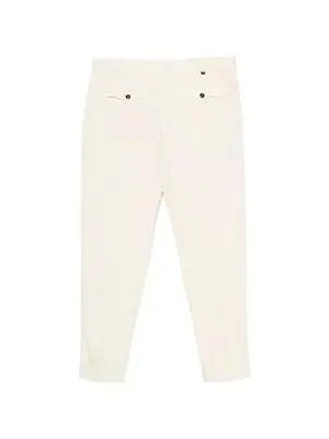 PT TORINO Pleated Tapered Trousers - Neutrals