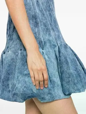 MARQUES' ALMEIDA Acid Wash Pleated Dress