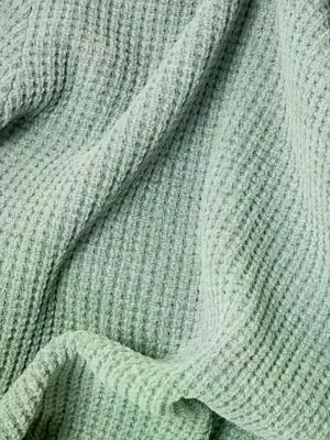 Stone Island Waffle-knit Cotton Sweater - Green