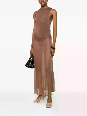 ISA BOULDER Sleeveless Midi Dress