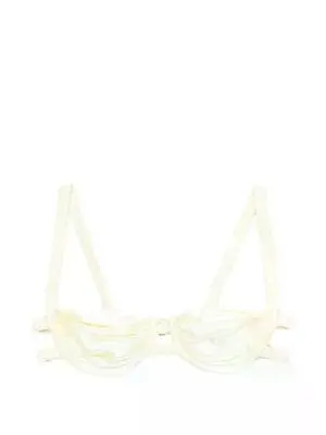 ISA BOULDER Weave Strap Bikini Top - Yellow