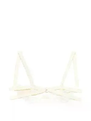 ISA BOULDER Weave Strap Bikini Top - Yellow