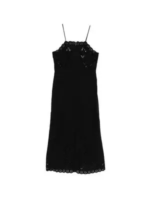 Isabel Marant Étoile Nelsane Buttoned Midi Dress - Black