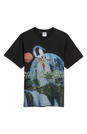 BILLIONAIRE BOYS CLUB Waterfalls Graphic T-shirt - Black