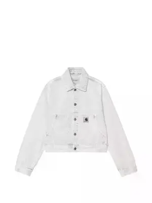 Carhartt Work In Progress Arca Buttoned Denim Jacket - Grey