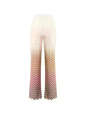 Missoni Zigzag-patterned Trousers - White