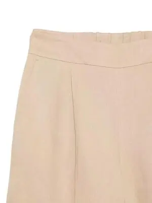 Agnona Pleated Shorts - Neutrals