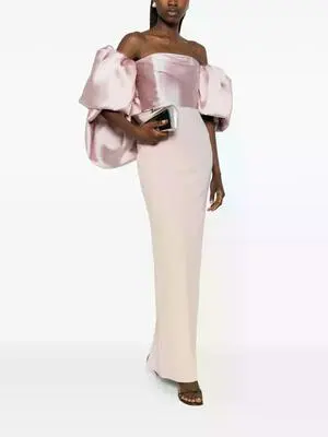 Solace London The Floris Maxi Dress - Pink