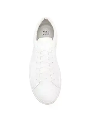 BOSS Low-top Trainers With Woven And Grained Effects