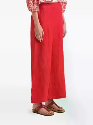 Malìparmi Jacquard Linen Trousers