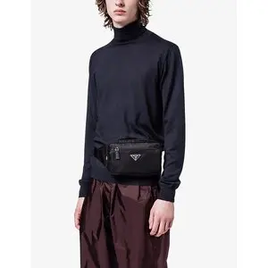 Prada Re-nylon And Saffiano-leather Belt Bag