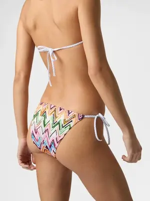 Missoni Stretch Viscose Zig Zag Bikini - Multicoloured