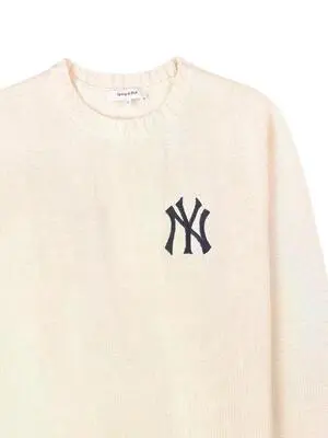 Sporty & Rich Embroidered-logo Sweater