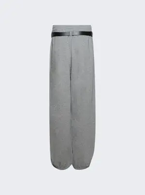 Alexander Wang Mid-rise Belted Sweatpants - Grey