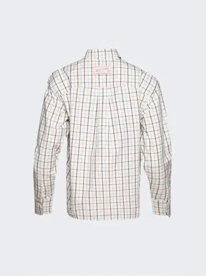 Victoria Beckham Ellis Check Shirt - White