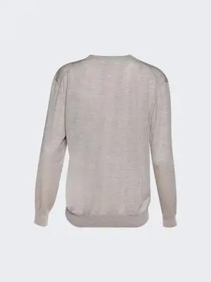 THE ROW Nilas Cashmere Cardigan - Beige