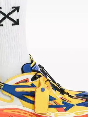 Off-White The Be Right Back" Open Low-top Sneakers - Yellow