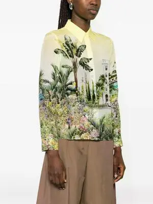 Alice + Olivia Printed Shirt