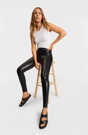 Commando Control Top Faux Leather Leggings