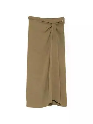 PHILIA LOFT Knot Midi Skirt