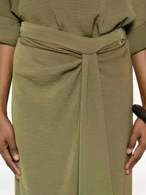 PHILIA LOFT Knot Midi Skirt