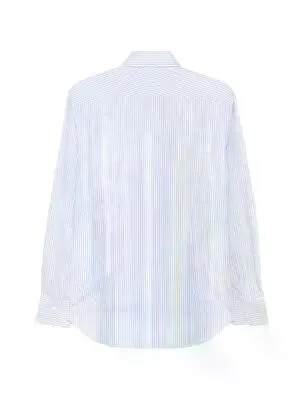 ALESSANDRO GHERARDI Striped Cotton Shirt - White