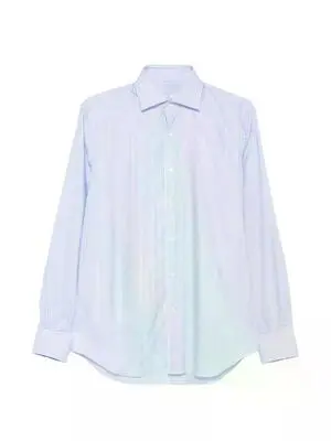 ALESSANDRO GHERARDI Striped Buttoned Shirt - Blue