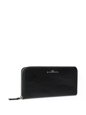John Richmond Logo Zip Wallet