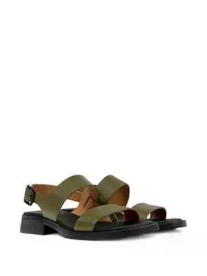 Camper Dana Leather Sandals - Green