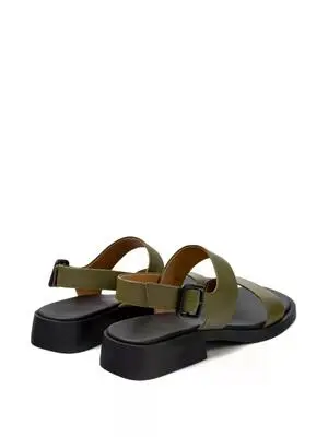 Camper Dana Leather Sandals - Green