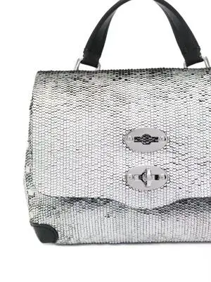 ZANELLATO Baby Postina® Sequin Top-handle Tote Bag