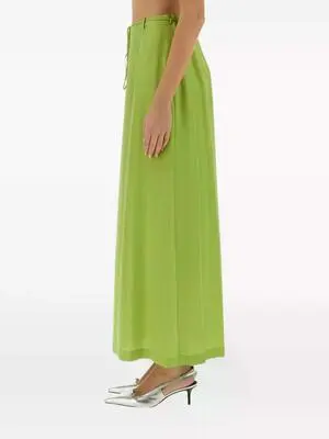 ALYSI Silk Drawstring Skirt