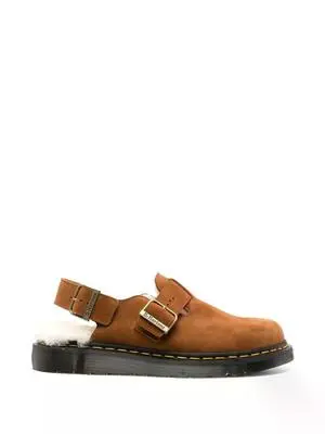 Dr. Martens Shearling Buckle Mules